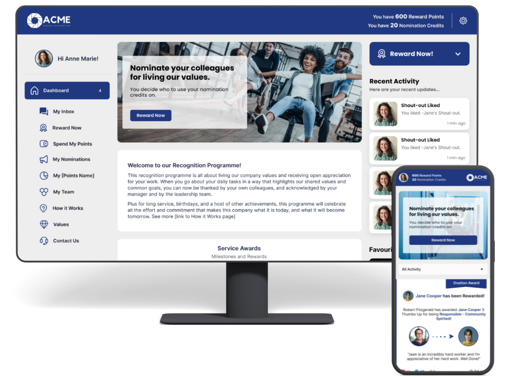 Recognition Hub - Amplify